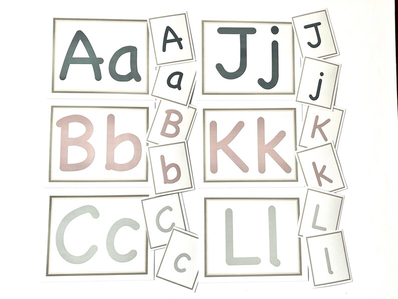 Letter Flashcards, Uppercase Letter Flashcards, Lowercase Letter ...