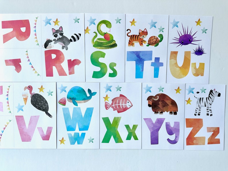 Phonetic Alphabet Flashcards, ABC Flashcards, Letter Cards, Educational ...