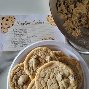 Scripture Cookies Recipe Instant Digital Download Printable. Bible ...