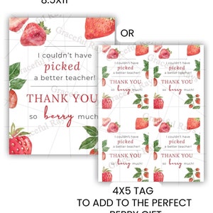 Teacher Gift Tag | Teacher Appreciation Week | End of School | What ...