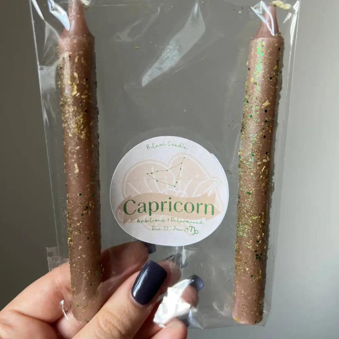 Capricorn Ritual Candles - Etsy