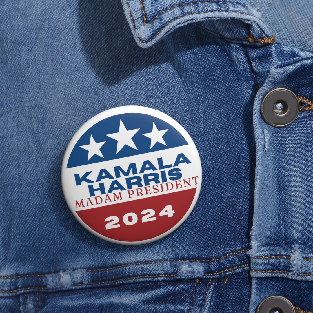 Kamala Harris Pin, Madam President Pins, President Election 2024 ...