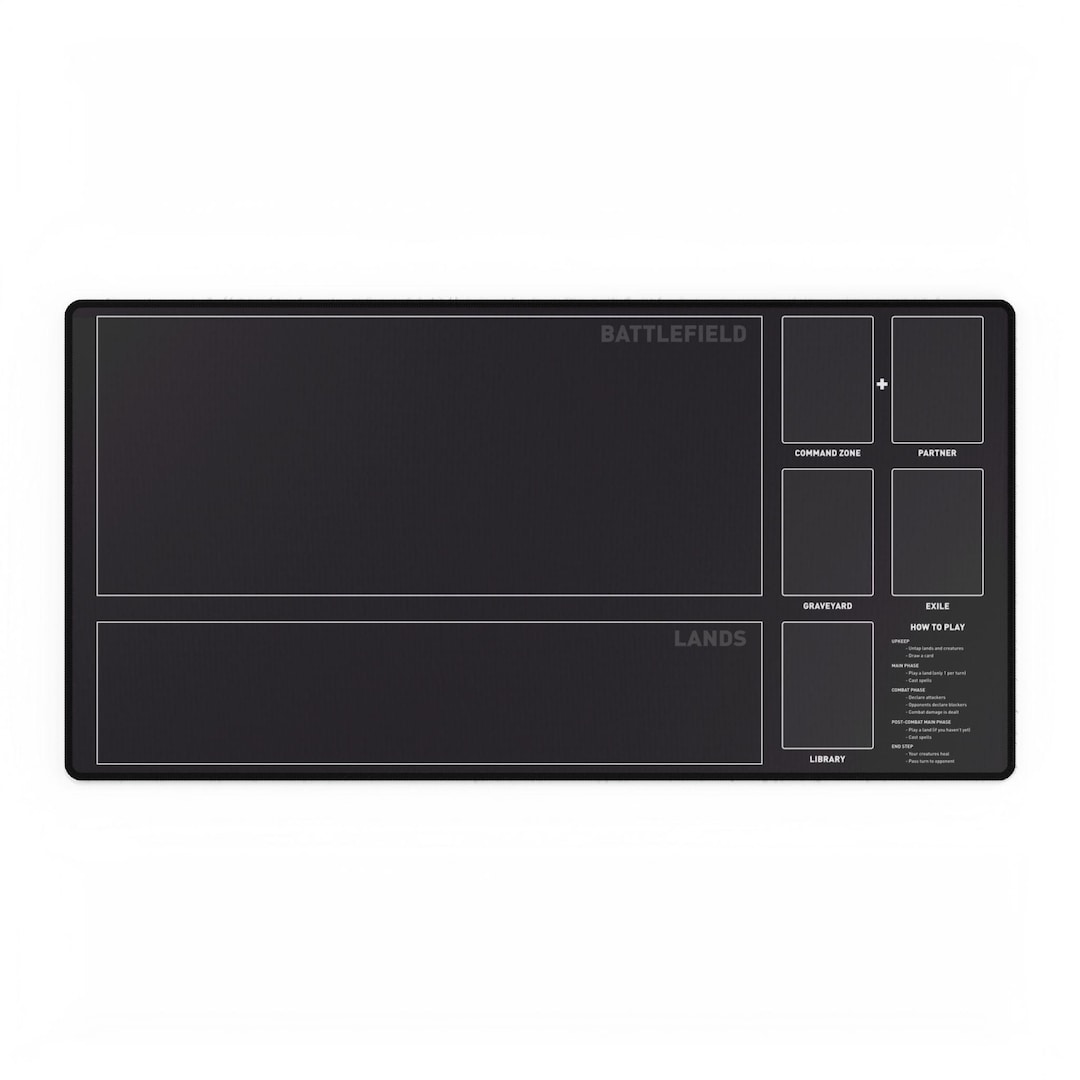 Newcomer Magic Mastery TCG Play Mat | 31.5" X 15.5" | Learn MTG With ...