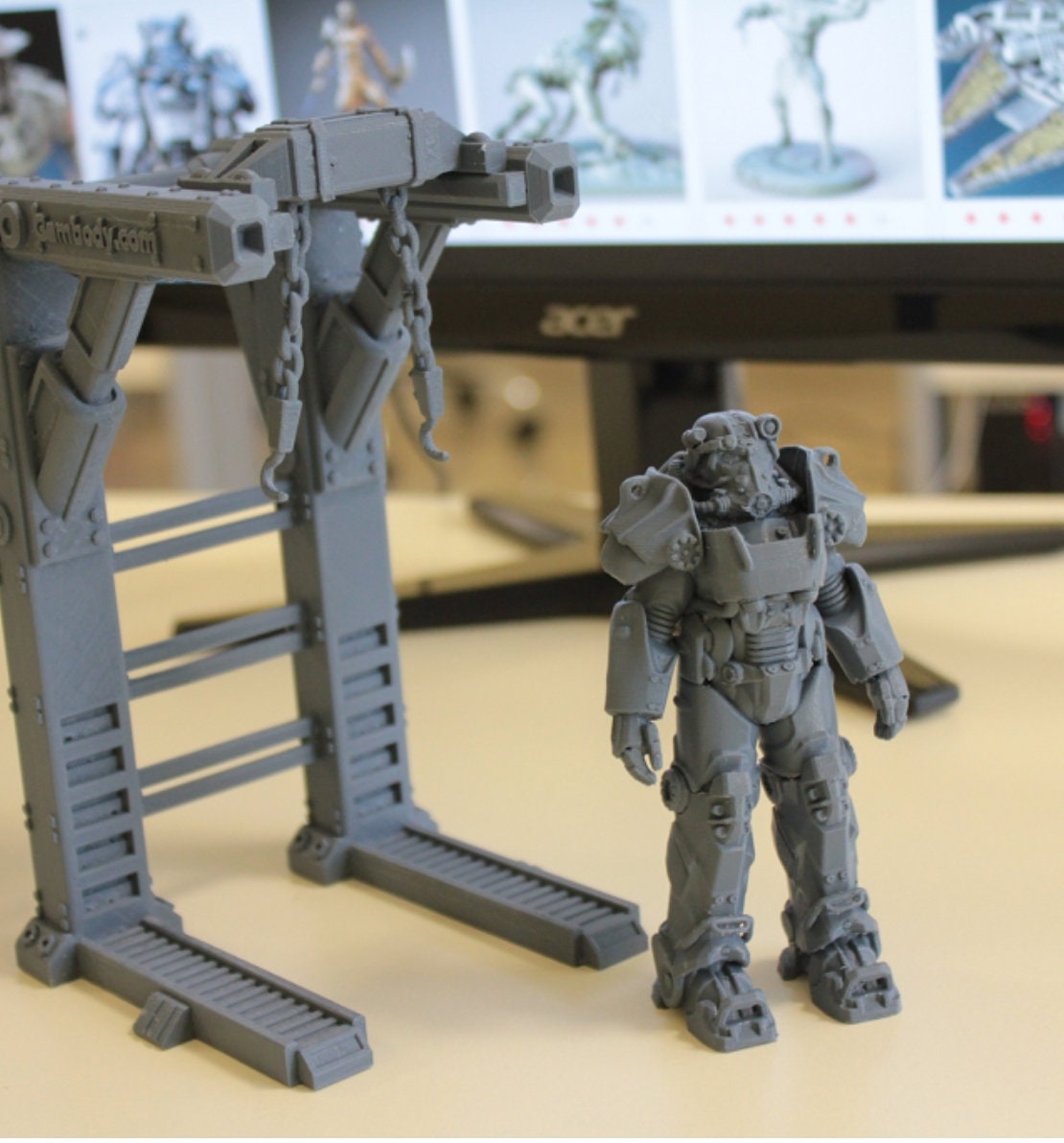 Fallout 4 T 60 Power Armor Figurine Etsy