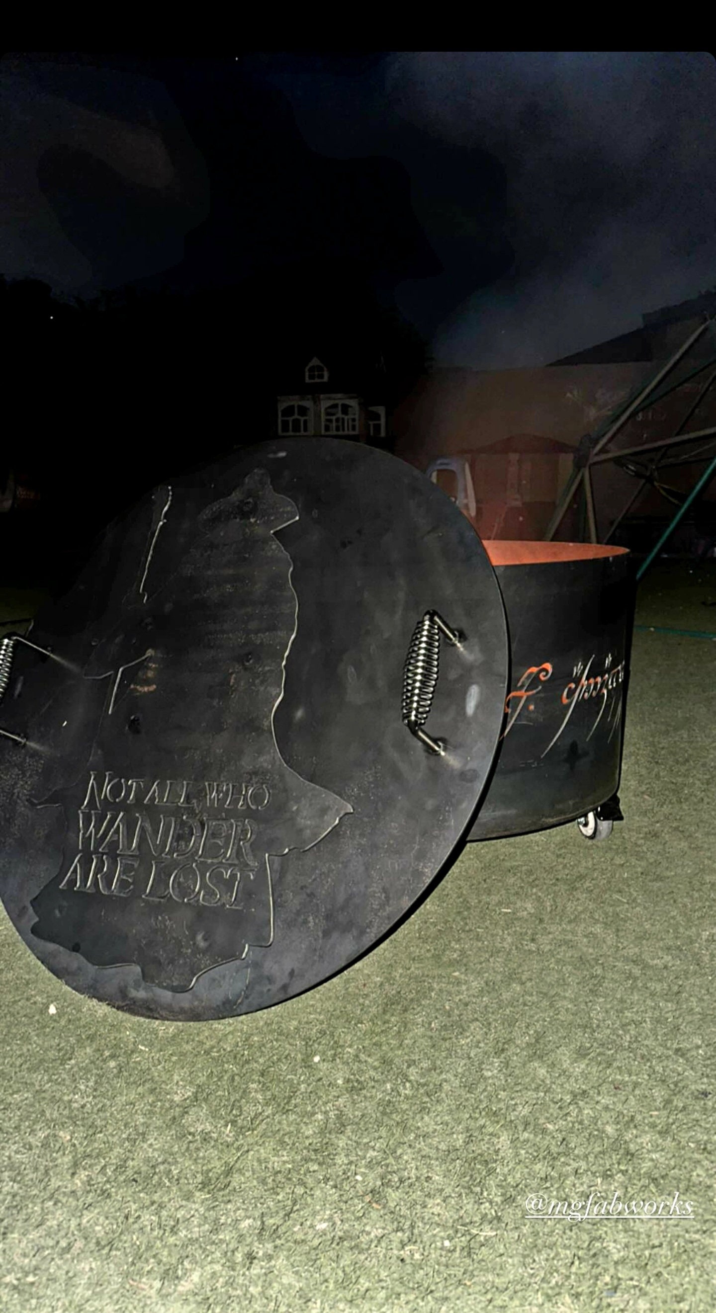 Lord of the Rings LOTR Inspired Fire Pit - Etsy