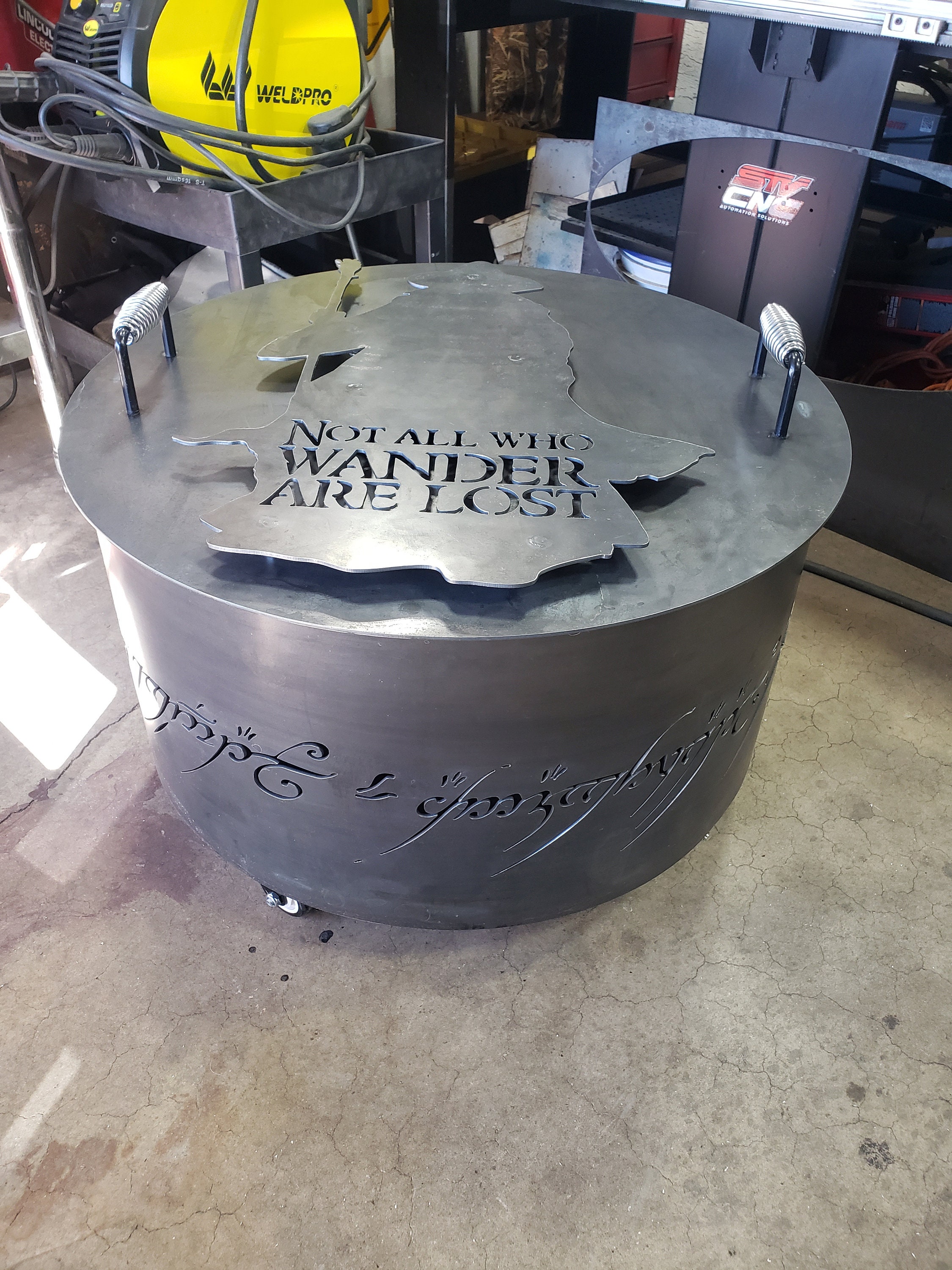 Lord of the Rings LOTR Inspired Fire Pit - Etsy