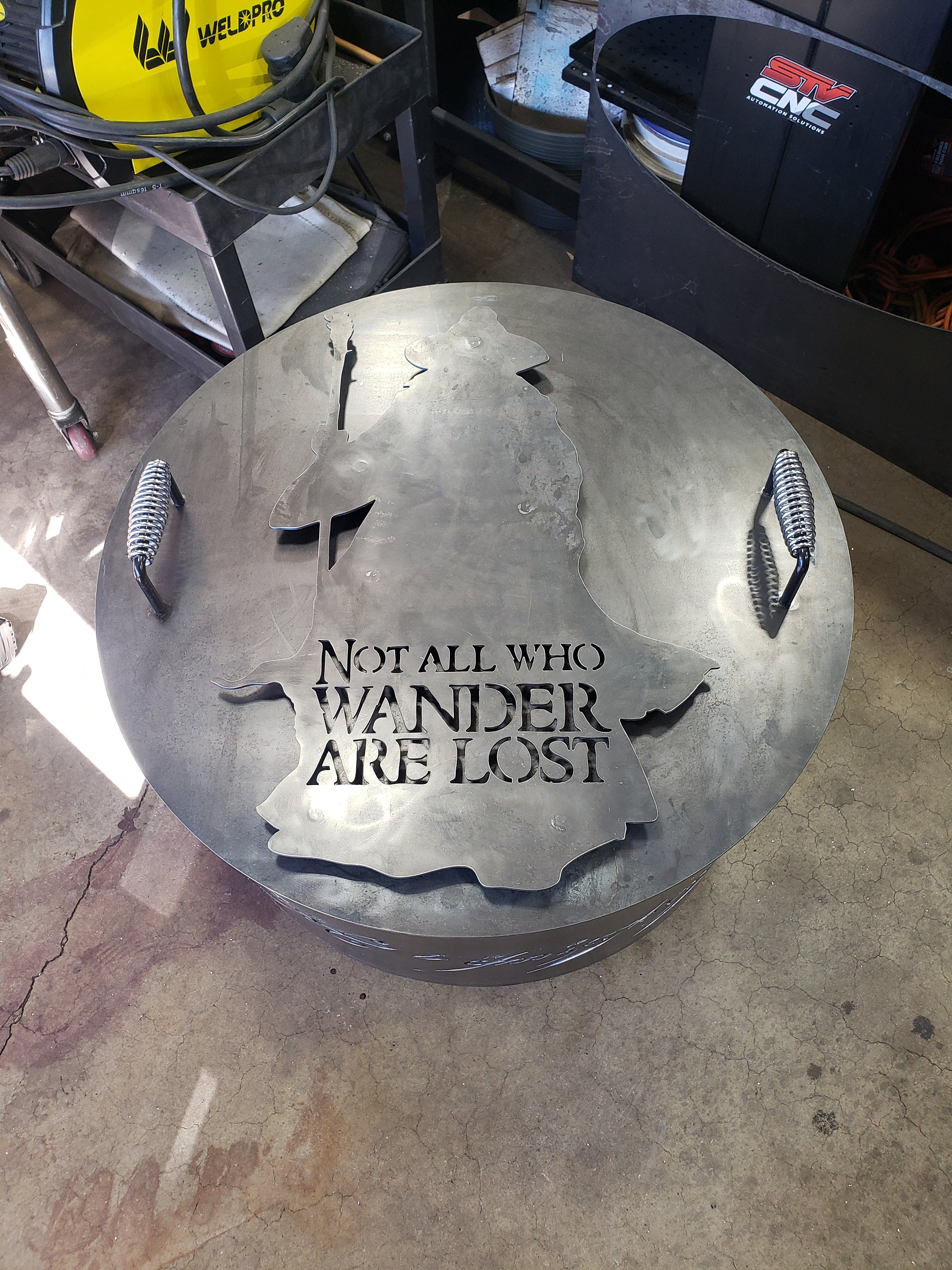 Lord of the Rings LOTR Inspired Fire Pit - Etsy