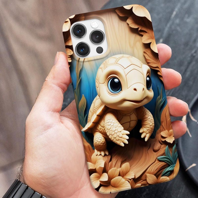 Turtle Phone Case - Etsy