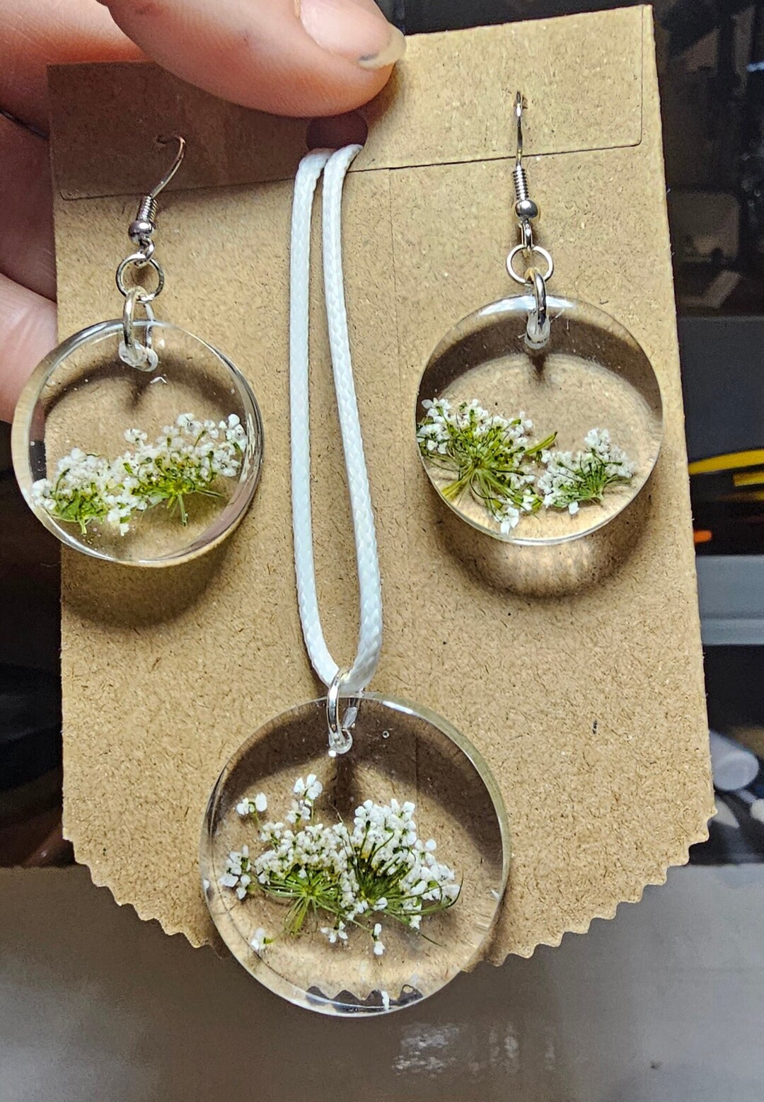 Pressed Flower Jewelry - Etsy