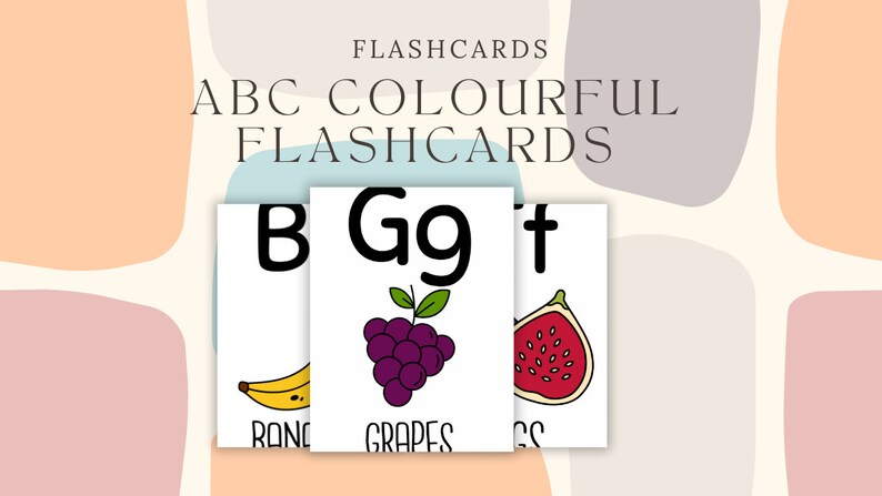 ABC 1-20 Oversized Flashcards, Printable Jumbo ABC Cards, Preschool ...