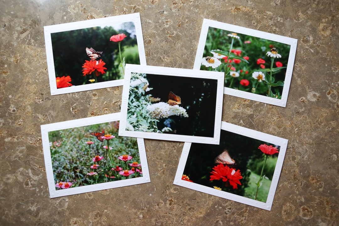 Glossy 35mm Film Cards Set of 5 Rollercoasters Handmade Blank Greeting ...