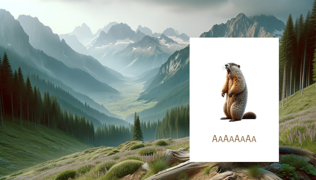 Groundhog Day Screaming Marmot Meme ААА | Meme Card, Funny Card, Rage ...