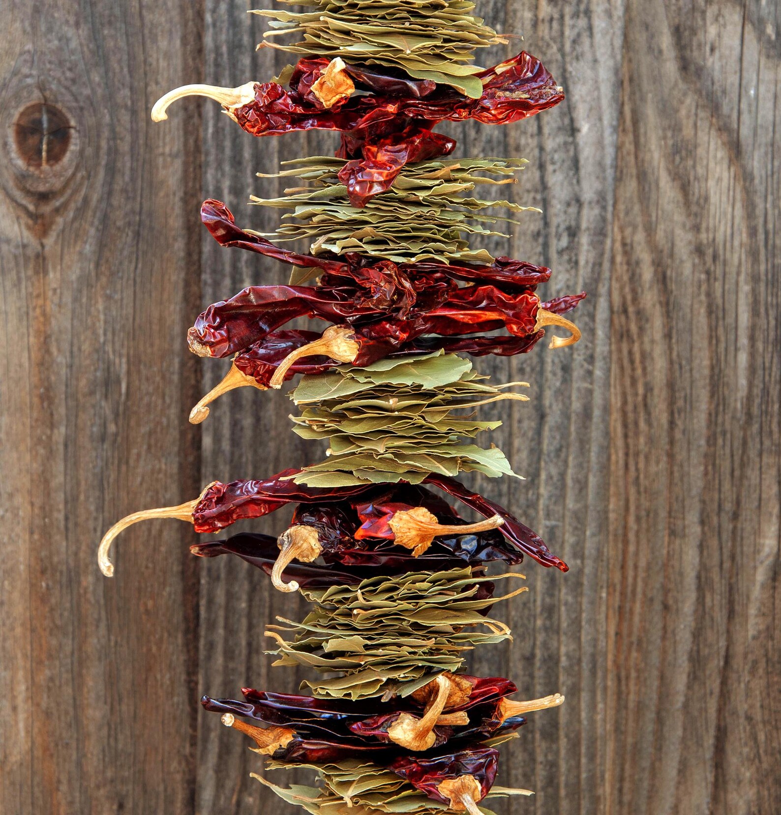 Rustic Chili Pepper Garland - Etsy