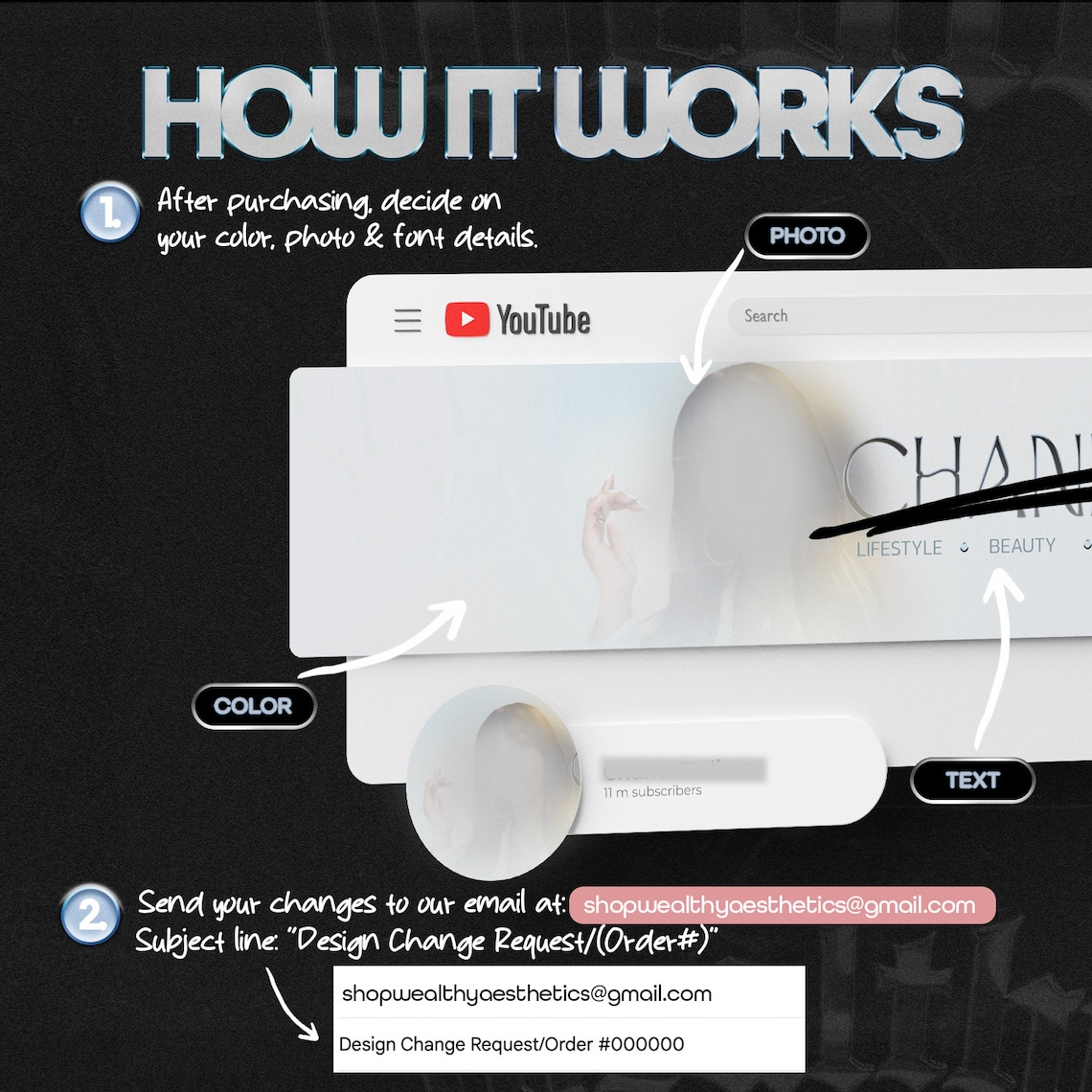 Custom Youtube Banner, Youtube Banner Design, Youtube Banner Designs ...