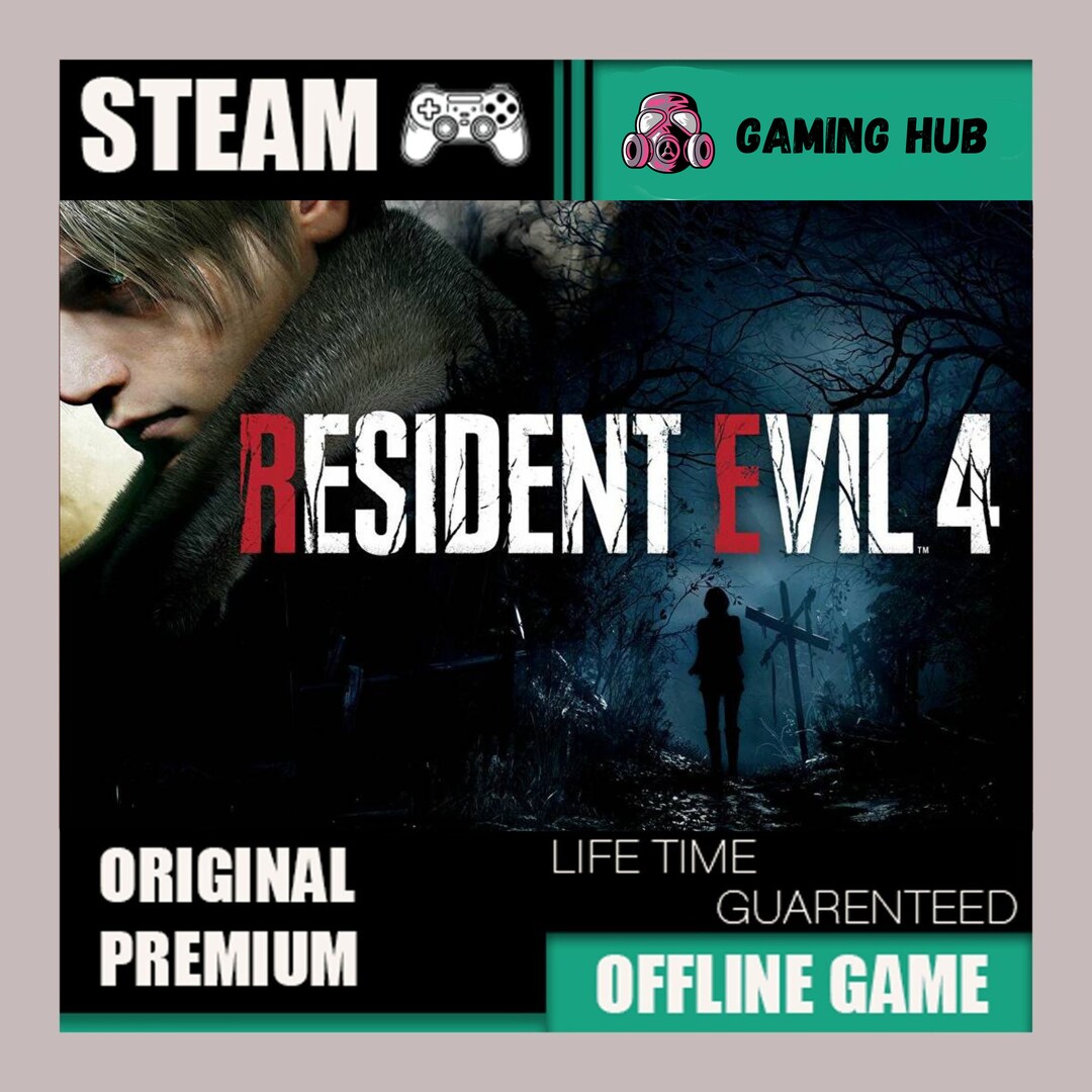 BUY 1, FREE 2 Resident Evil 4 Complete Game action-adventure Swift ...