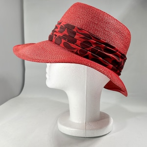 Women's Vintage Red Floppy Hat - Etsy
