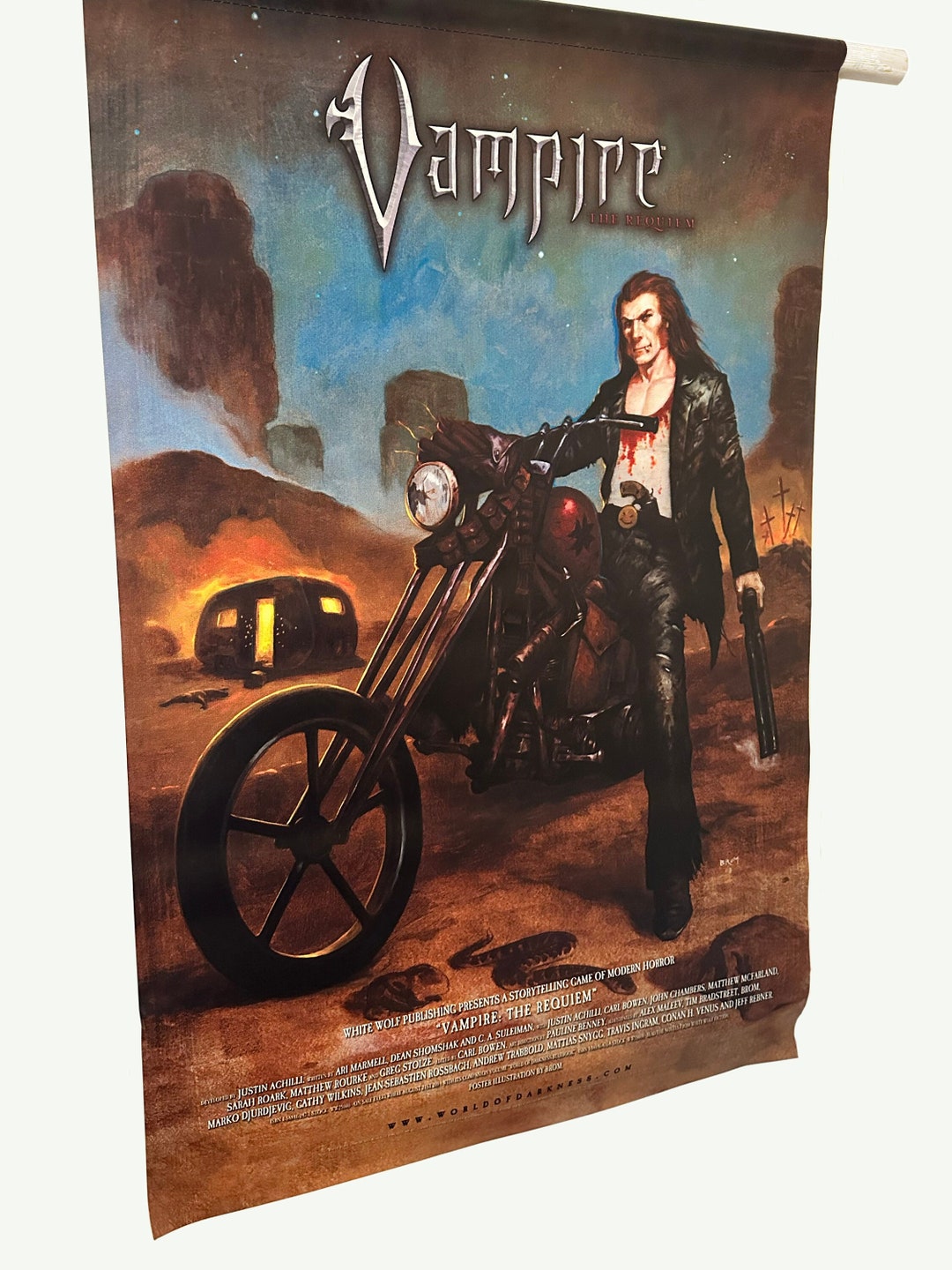 Vampire: the Requiem Vinyl Poster - Etsy
