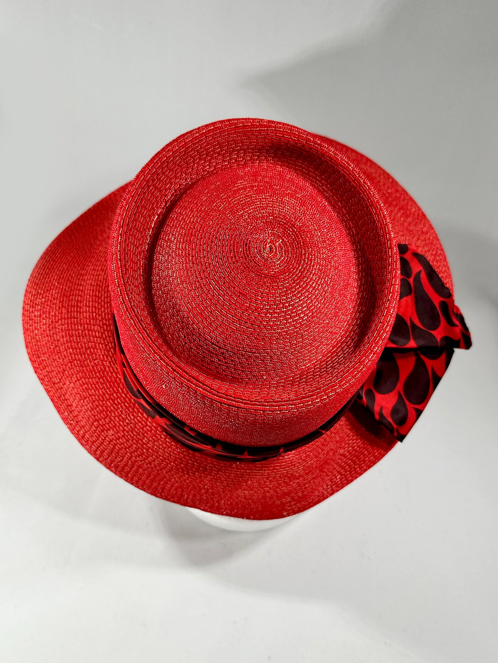 Women's Vintage Red Floppy Hat - Etsy