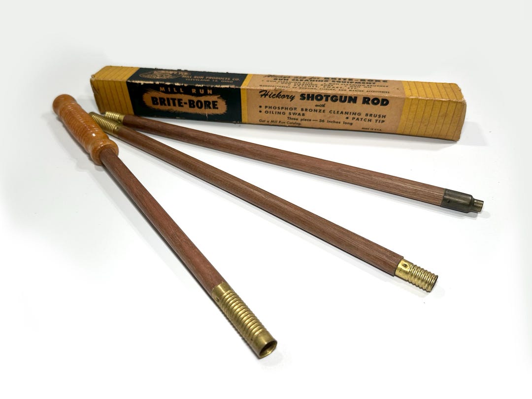 Vintage 1950s Hickory Shot Gun Cleaning Rod, Brite-bore - Etsy