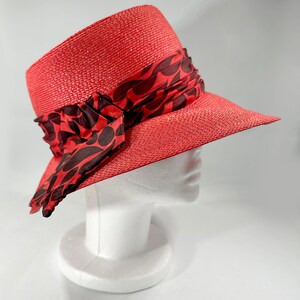 Women's Vintage Red Floppy Hat - Etsy