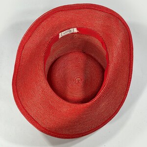 Women's Vintage Red Floppy Hat - Etsy