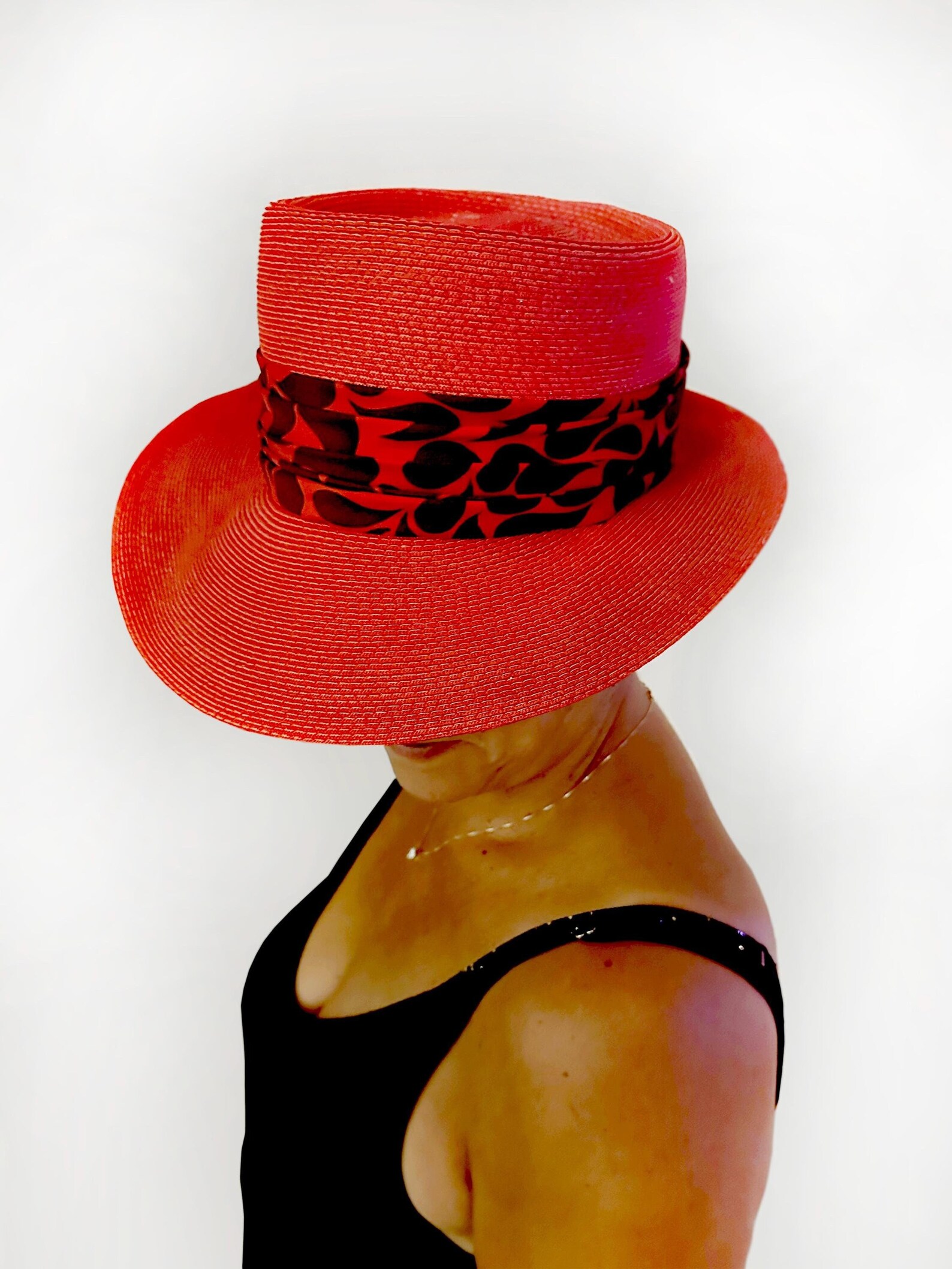 Women's Vintage Red Floppy Hat - Etsy