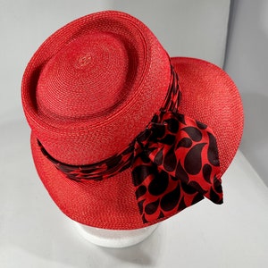 Women's Vintage Red Floppy Hat - Etsy