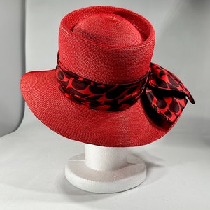 Women's Vintage Red Floppy Hat - Etsy