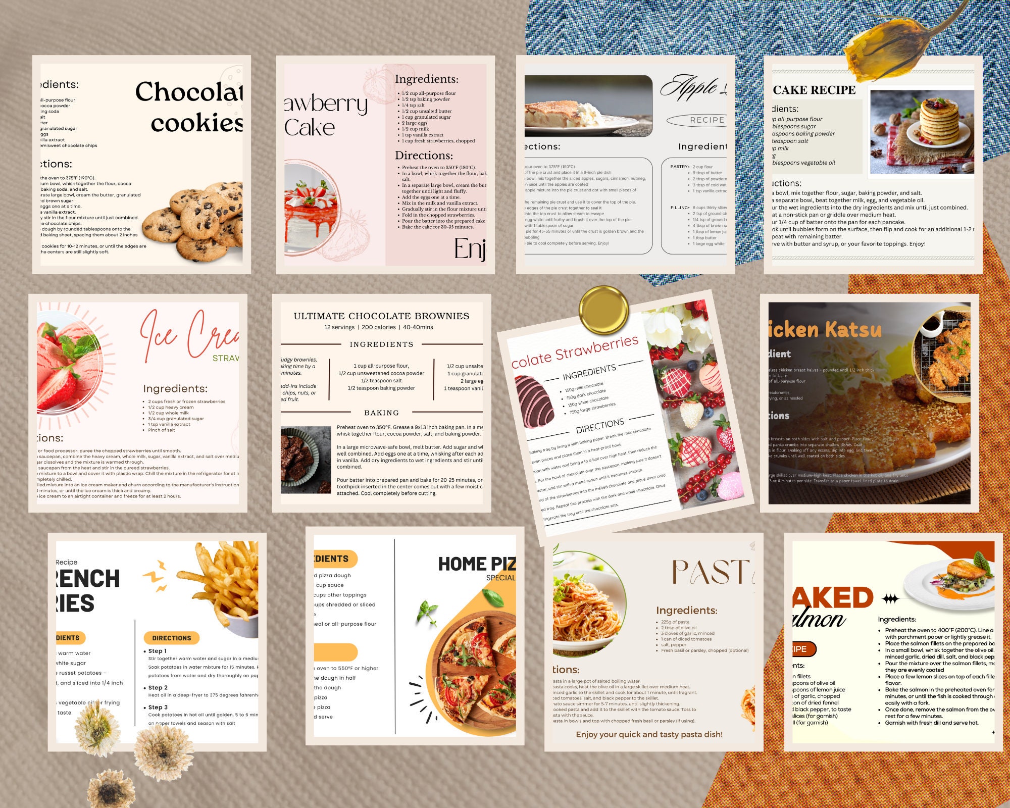 My 12 Best Desert and Meal Recipes to Resell as Your Own. - Etsy