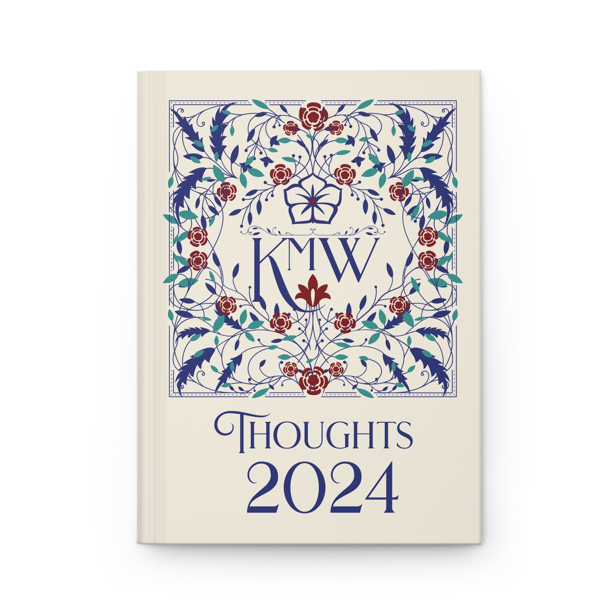 Personalized Monogram 2024 Blank Journal Notebook Hardbound and Lined ...