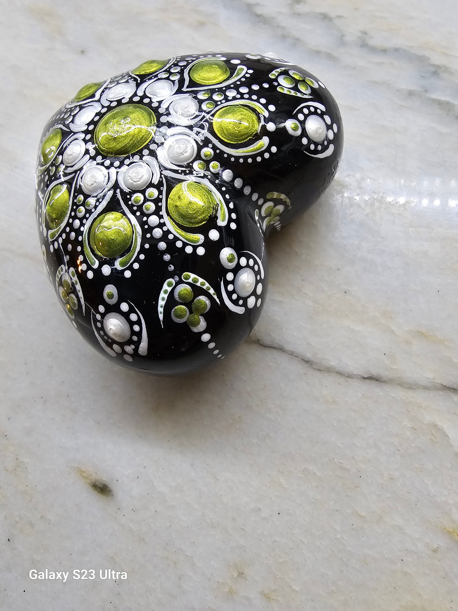 Puffy Heart 3x3 Inch Hand Moulded Dot Mandala Design - Etsy