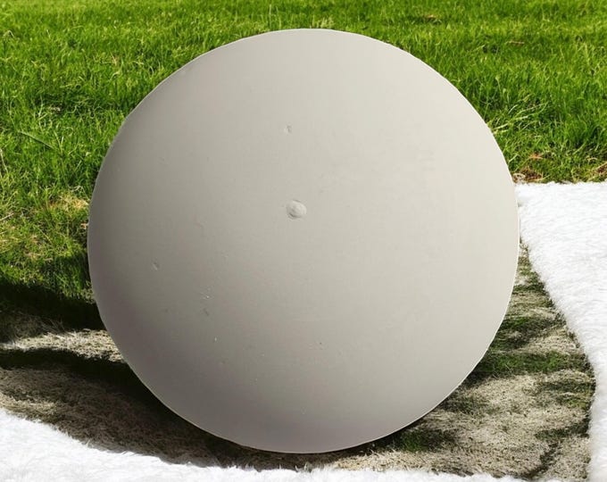 5 in Round Shaped Blank Hand Cast Moulded Stone From Gypsum Powder. - Etsy