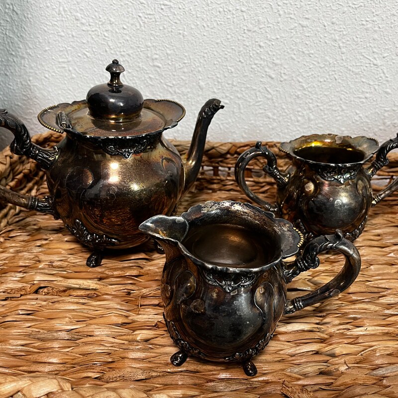 Silver Tea Set - Etsy