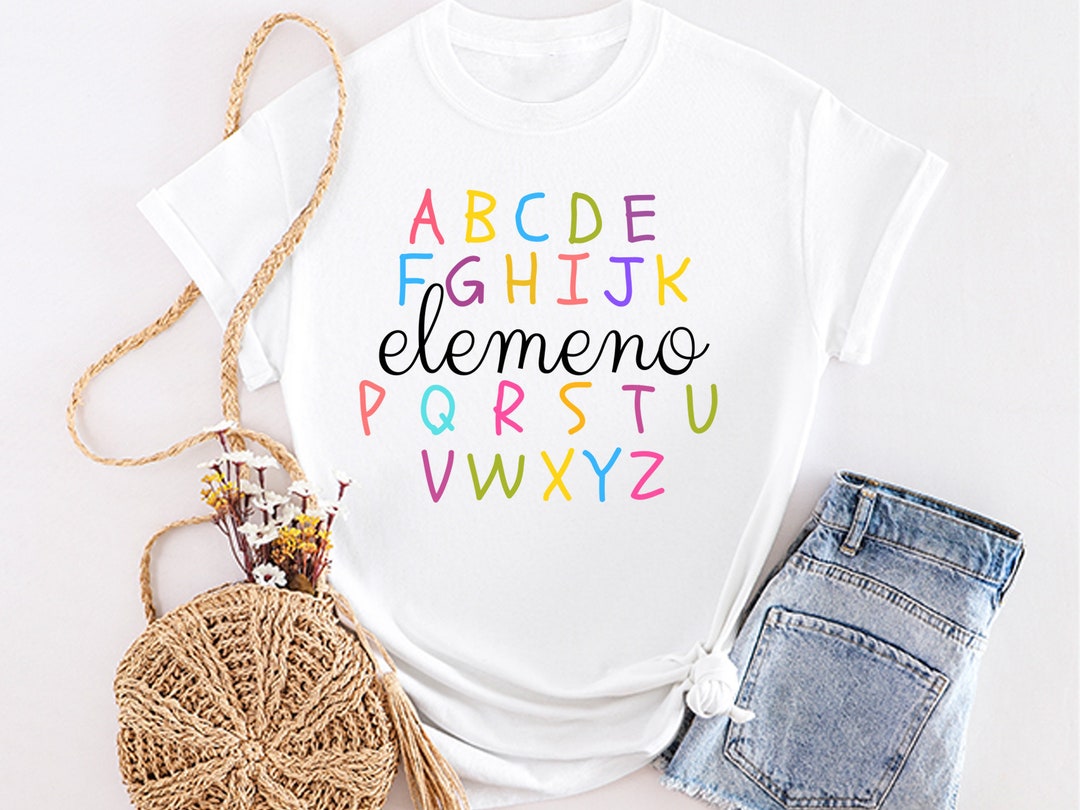 Alphabet T-shirt, ABCD Shirt, Animals Alphabet T-shirt, Kindergarten ...