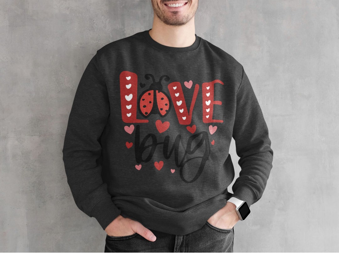 Love Bug Shirt, Valentines Day Gift, Love Sweatshirt, Valentines Gift ...