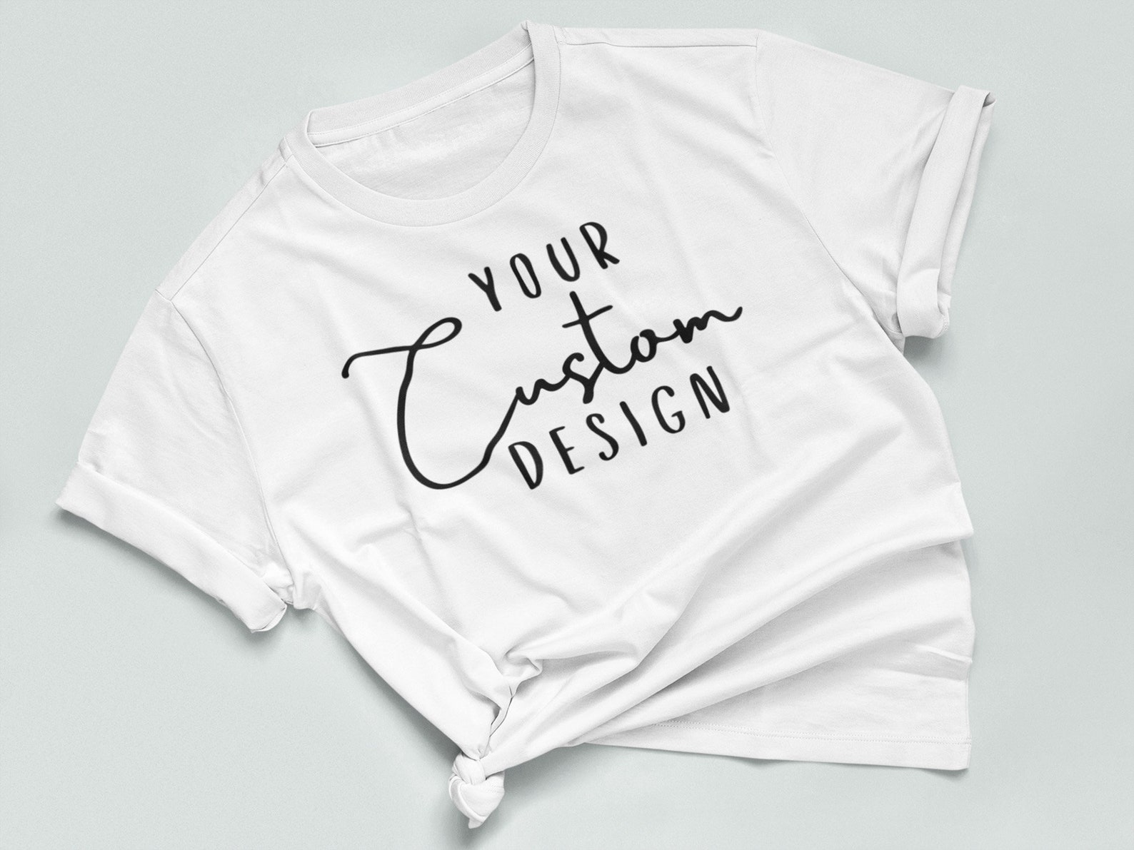 Personalized T-shirt, Add Your Own Text, Custom Logo T-shirts, Custom ...