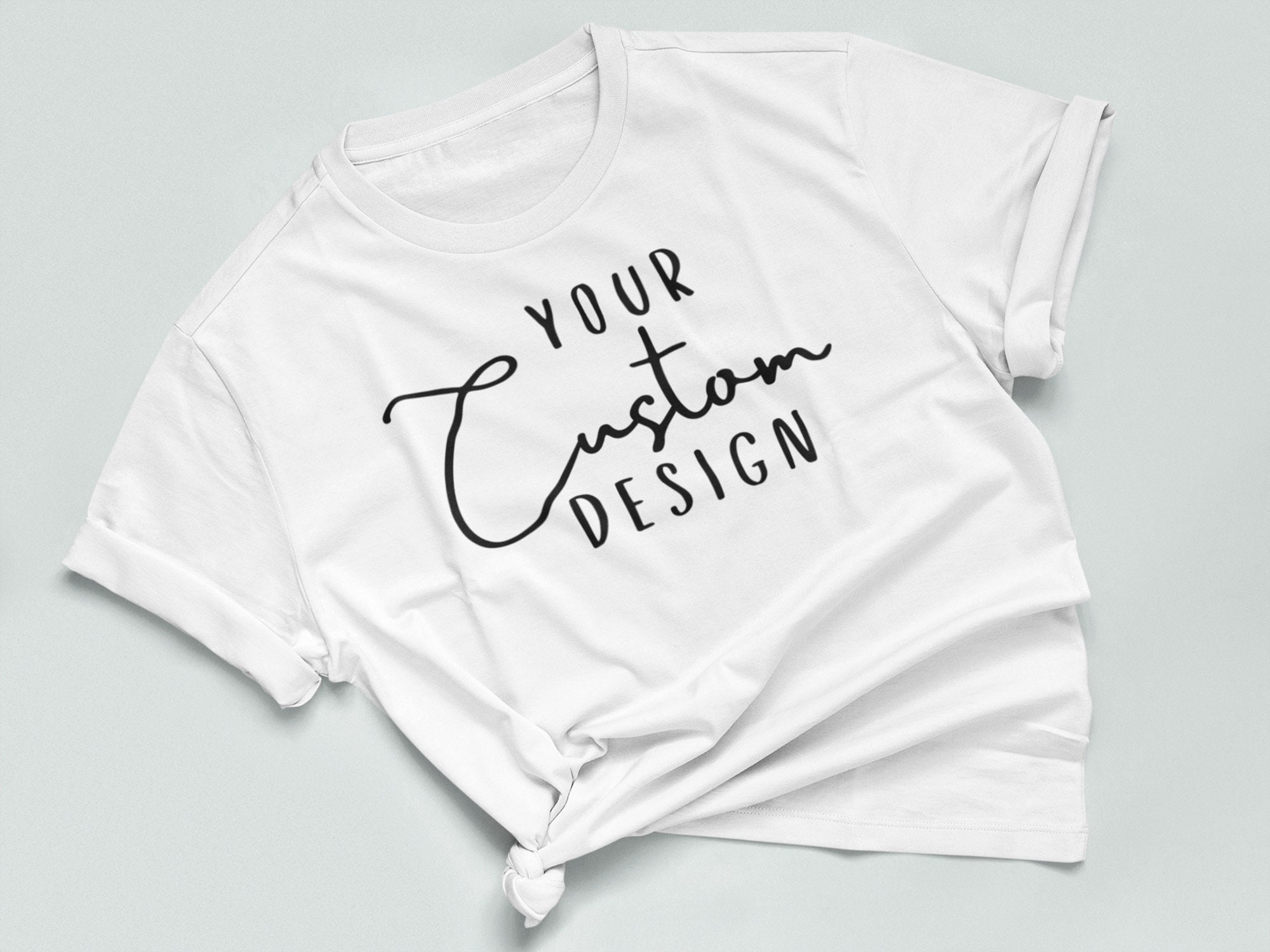 Personalized T-shirt, Add Your Own Text, Custom Logo T-shirts, Custom ...