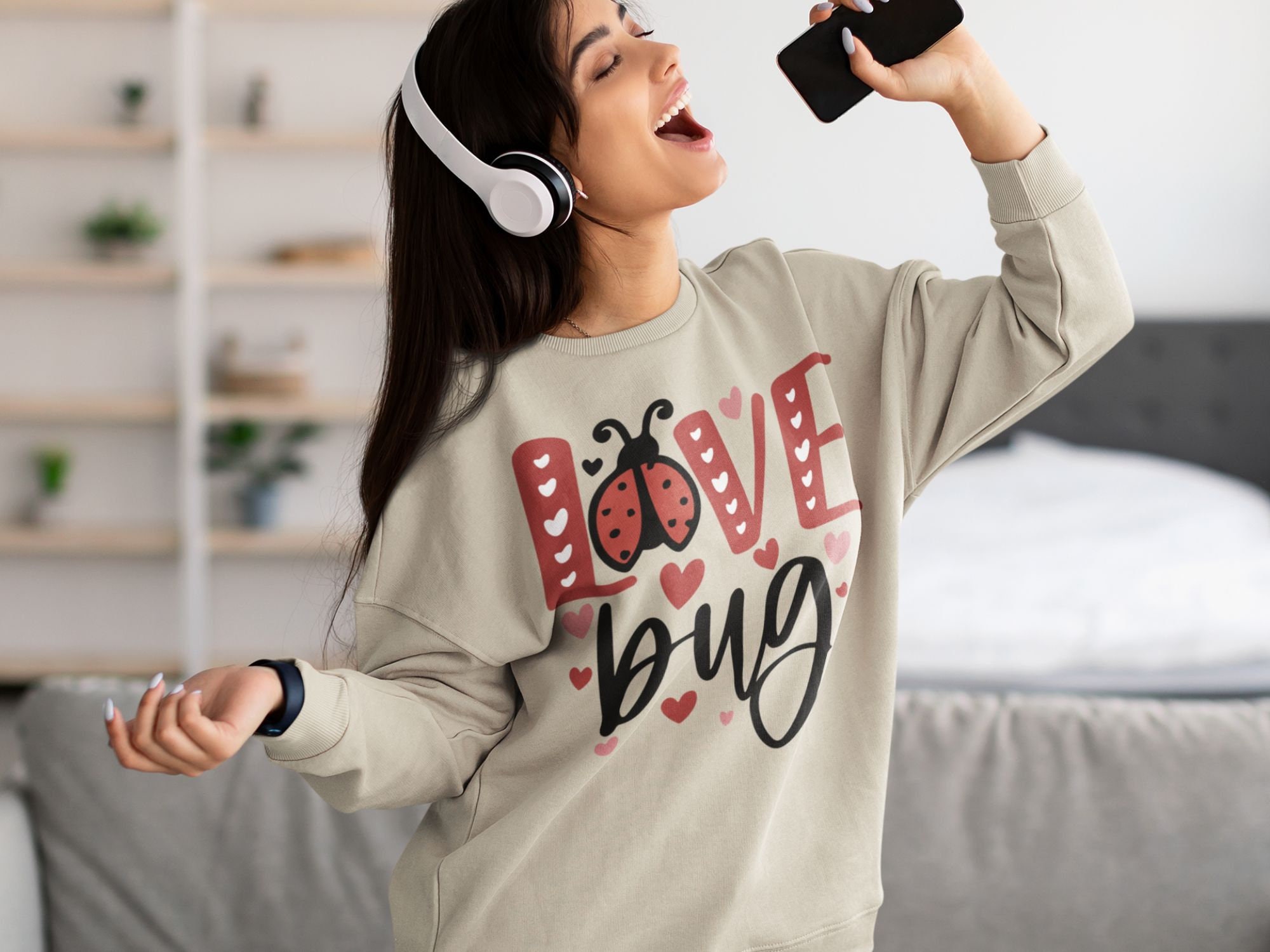 Love Bug Shirt, Valentines Day Gift, Love Sweatshirt, Valentines Gift ...