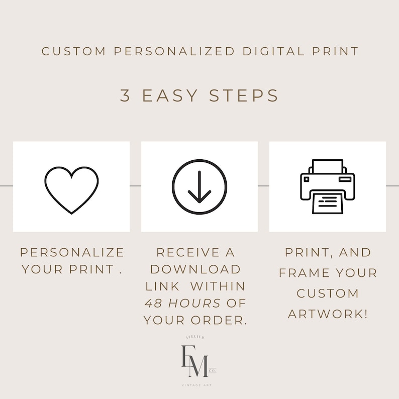 Custom Color Printable Wall Art Color Change Print Personalized Digital ...