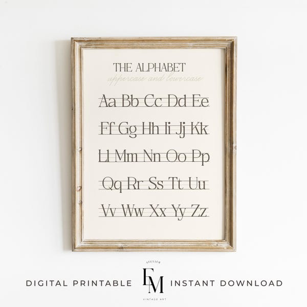 Vintage School Chart - Etsy