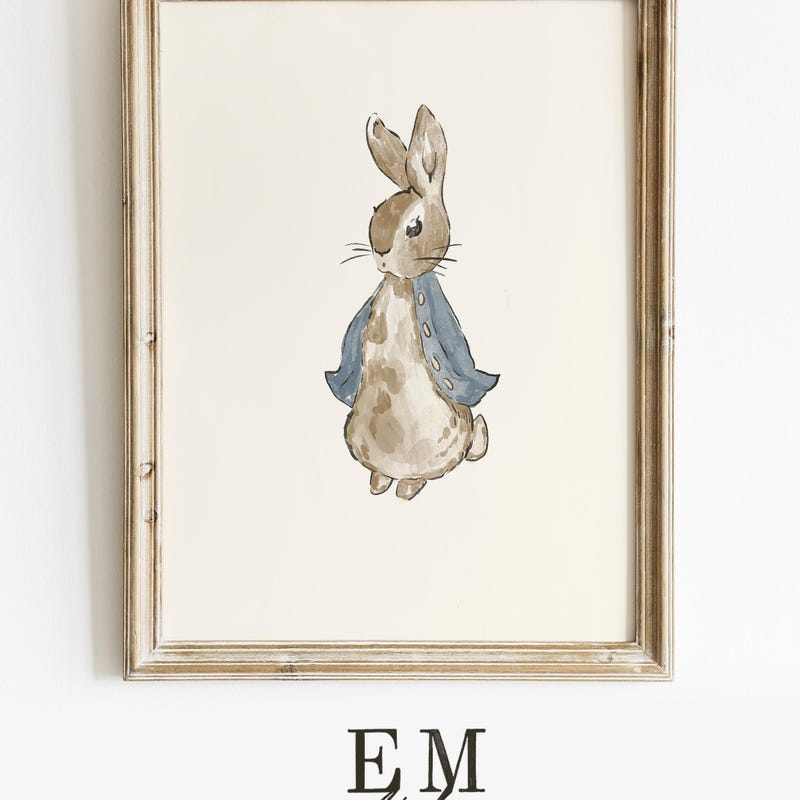 Peter Rabbit Drawing - Etsy