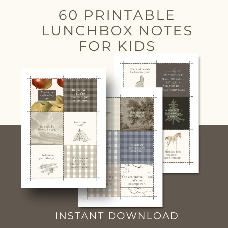 Lunch Box Cards - Etsy