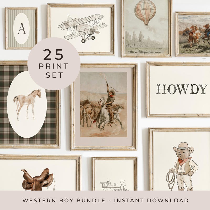 Country Western Boys Room - Etsy