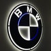 Metal LED Lighted Car Logo, Car Led Sign, Garage Accessories, Wall ...