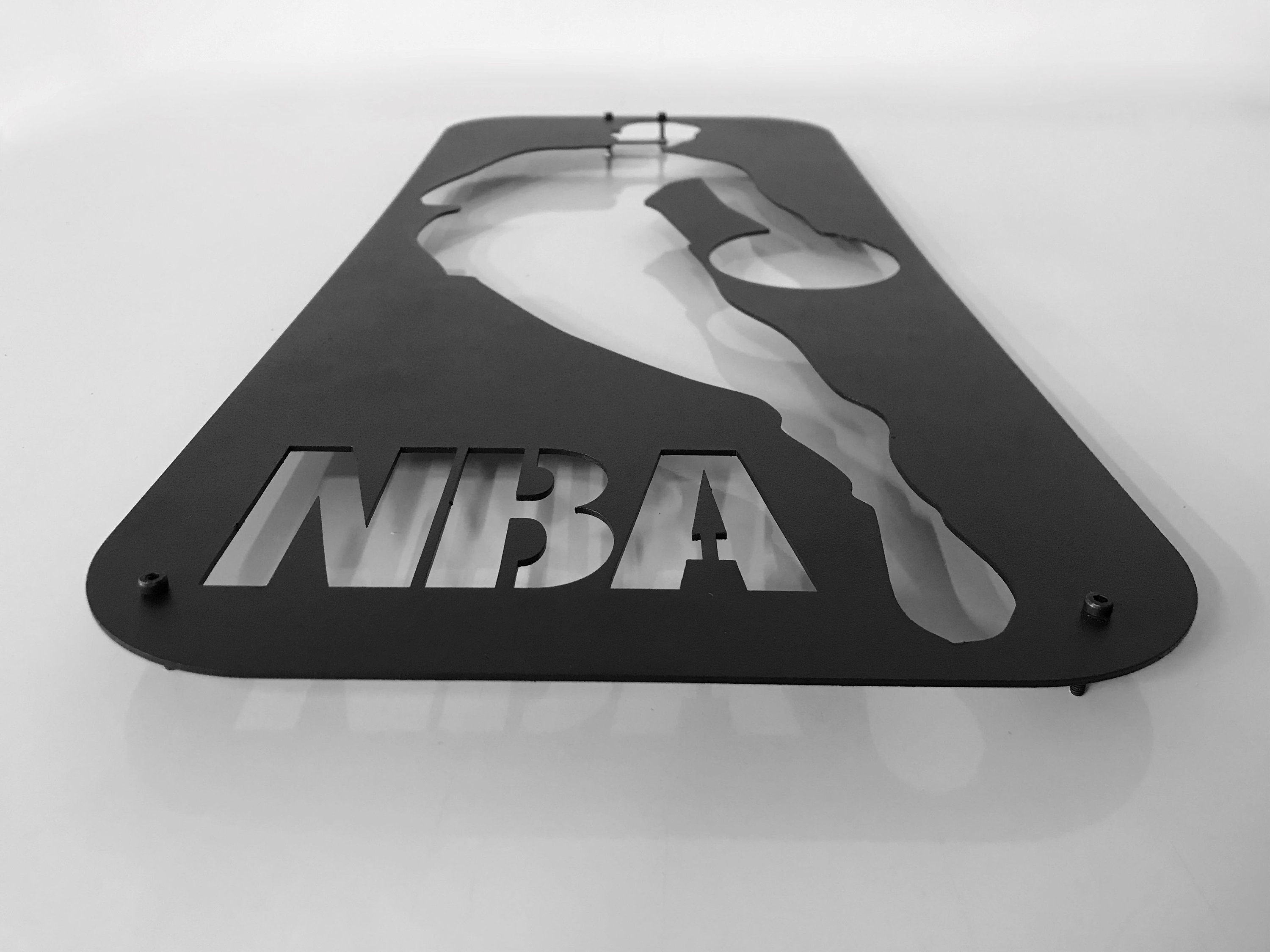 Metal NBA Led Lighted Sign Wall Art, Basketball Fan, Basketball Wall ...