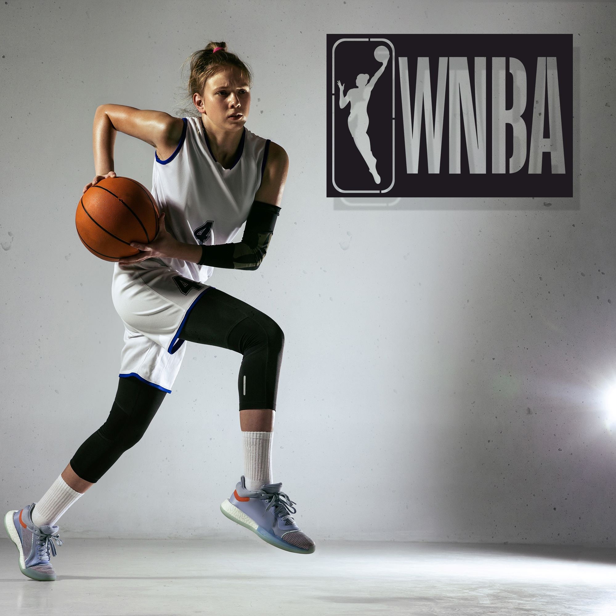 Metal WNBA Led Lighted Sign Wall Art, Basketball Fan, Women Basketball ...