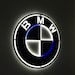 Metal LED Lighted Car Logo, Car Led Sign, Garage Accessories, Wall ...