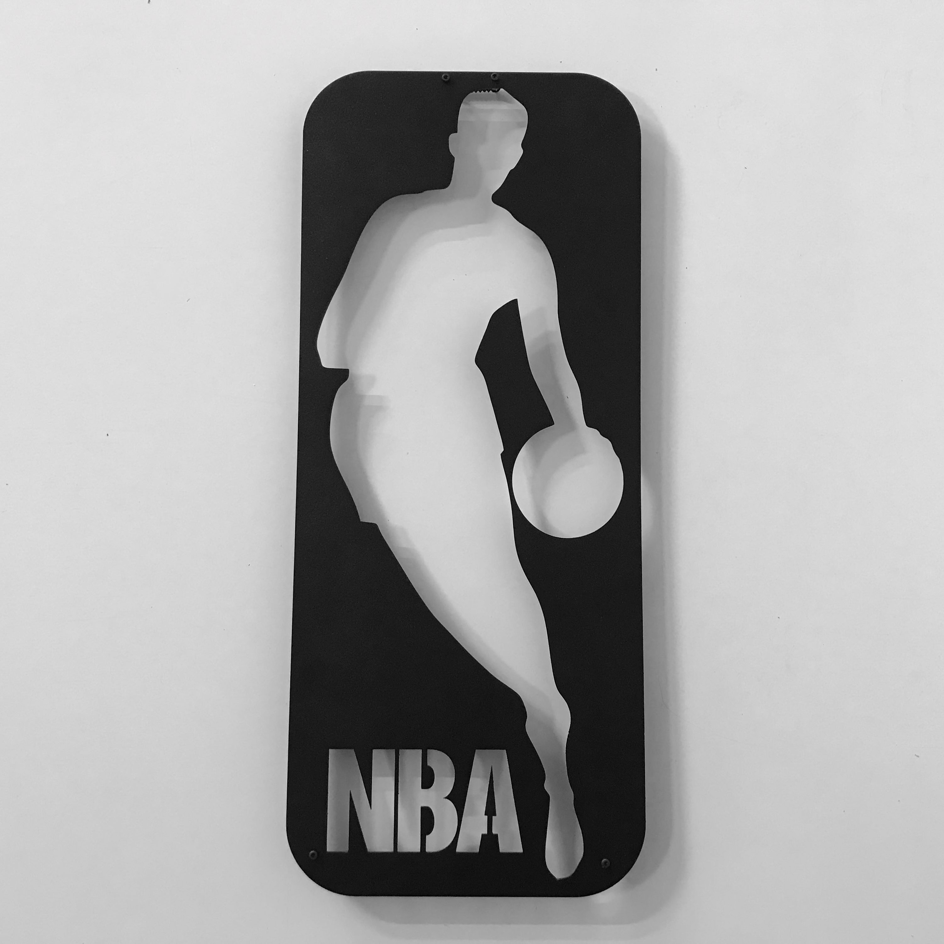 Metal NBA Led Lighted Sign Wall Art, Basketball Fan, Basketball Wall ...