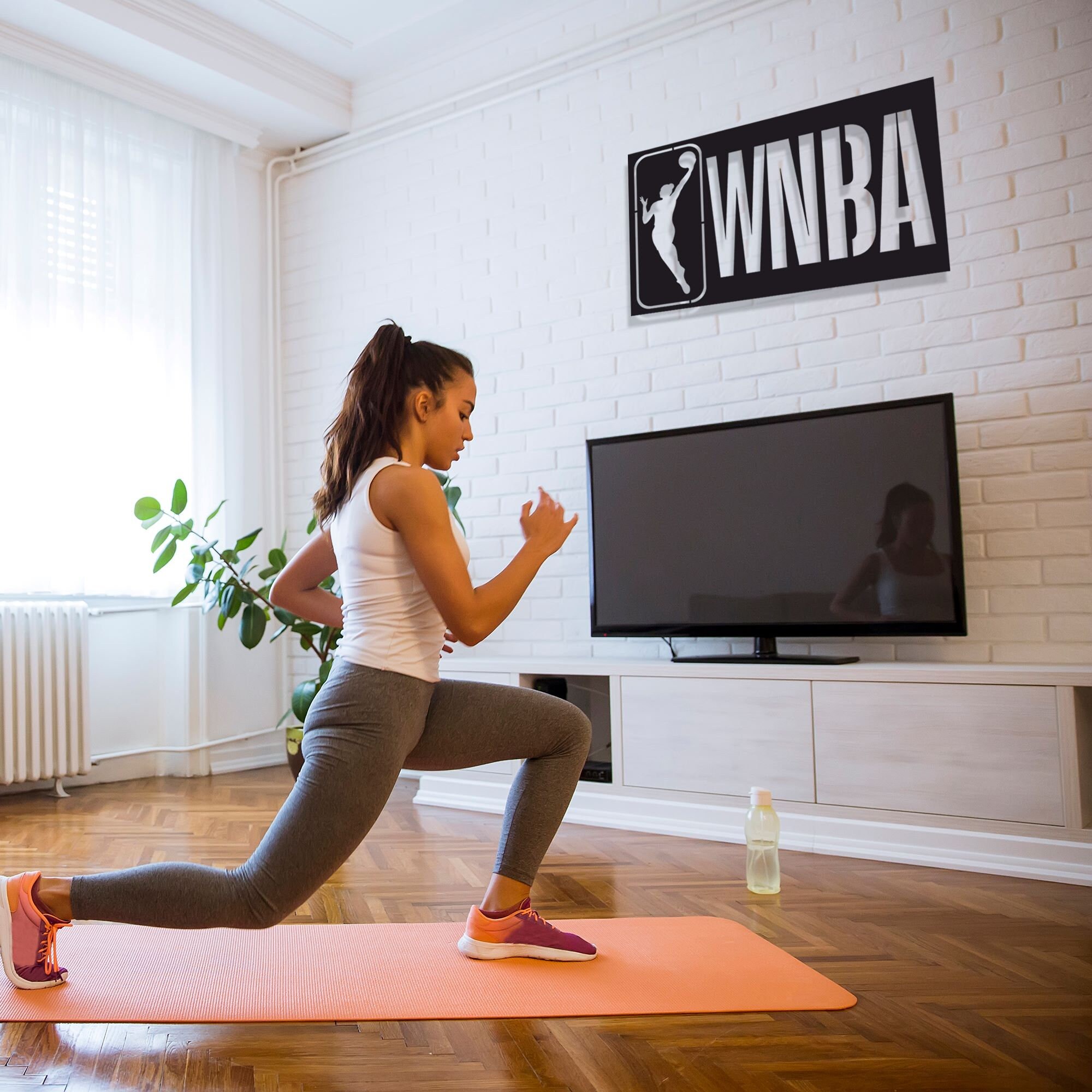 Metal WNBA Led Lighted Sign Wall Art, Basketball Fan, Women Basketball ...