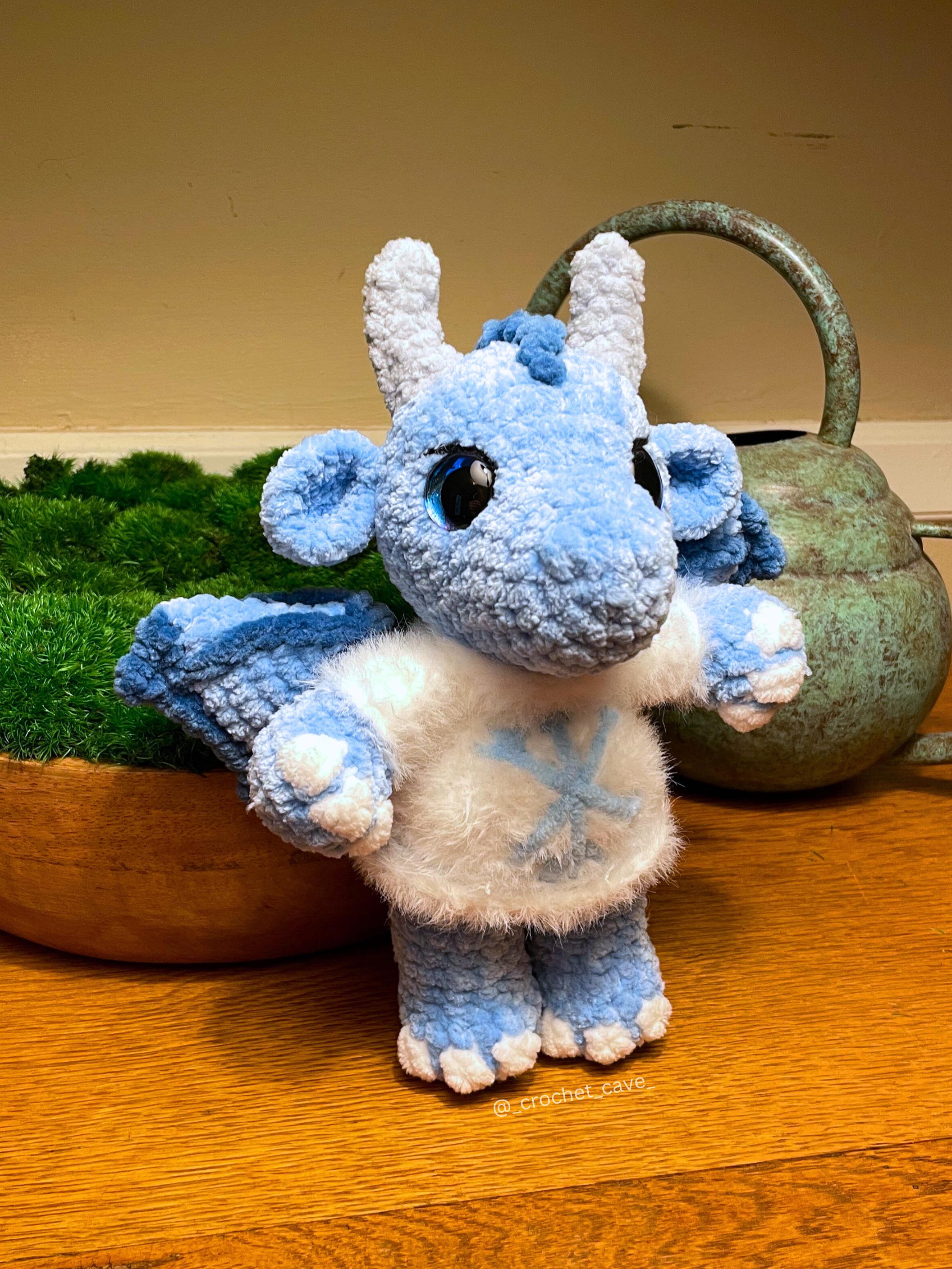 Sweater Dragon Crochet Pattern PDF, Us Terms, Pdf File - Etsy